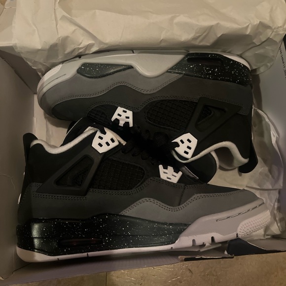 Jordan | Shoes | Jordan 4s Retroblack Grey And Whitenever Been Worn And ...